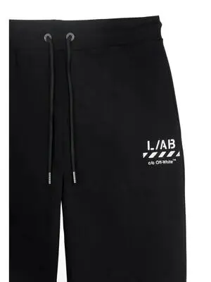L/AB C/O OFF-WHITE Core Diagonal Track Pants