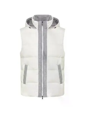 Peserico Quilted Hooded Gilet