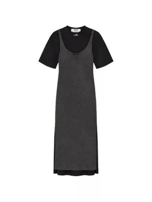 MSGM Layered-effect T-shirt Maxi Dress