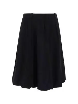 THE GARMENT Pleated Bubble-hem Midi Skirt