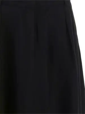 THE GARMENT Pleated Bubble-hem Midi Skirt