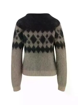 THE GARMENT Roma Argyle-intarsia Mohair-blend Sweater