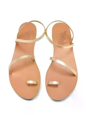 ANCIENT GREEK SANDALS Apli Eleftheria Metallic Sandals