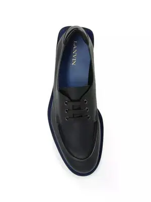 LANVIN Derby Shoes In Soft Leather