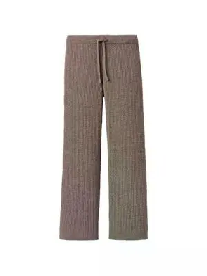 UGG Couria Ribbed-knit Trousers - Brown