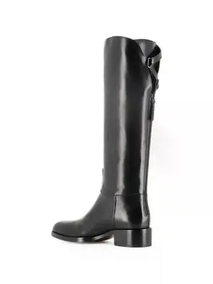 Sartore Buckle-detail Leather Boots