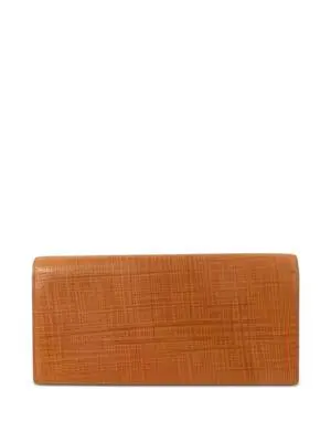 Loewe Bifold Textured Wallet - Brown