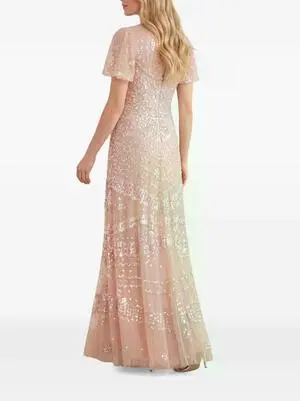 NEEDLE & THREAD Anais Sequin-embellished Gown