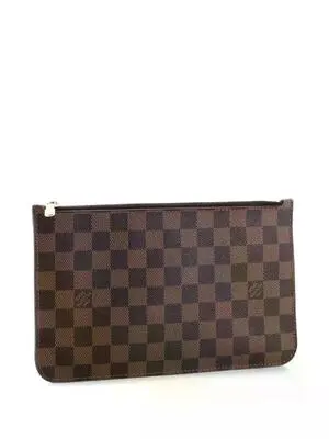 LOUIS VUITTON Neverfull Pochette Damier Large Pouch