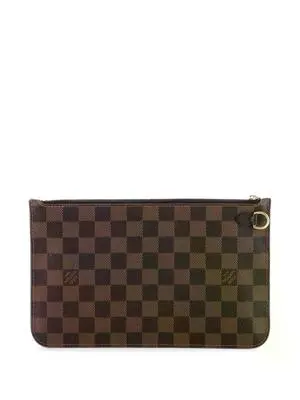 LOUIS VUITTON Neverfull Pochette Damier Large Pouch