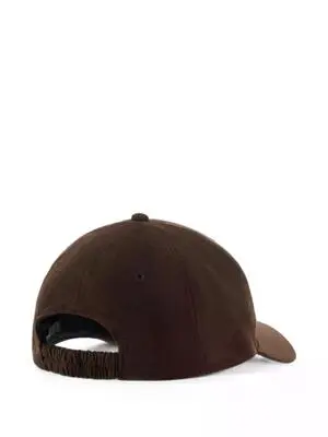 Boggi Milano Peaked Cap In Suede-look Fabric