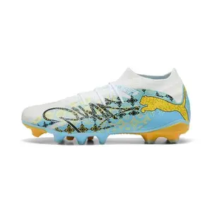 PUMA Future 9 Match Playmaker Firm/artificial Ground Soccer Cleats Shoes - White