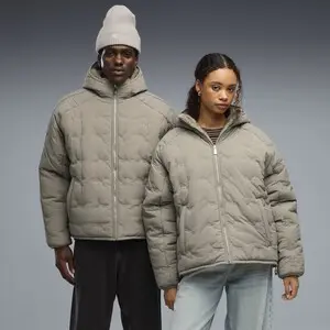 PUMA T7 Primaloftâ® Reversible Insulated Puffer Jacket - Beige