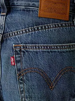 LEVI'S High-waisted Denim Shorts
