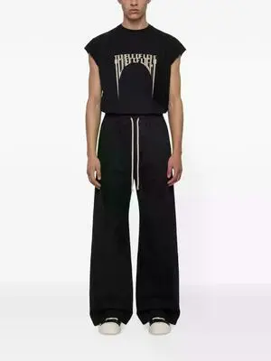Rick Owens Drawstring Wide-leg Trousers - Black