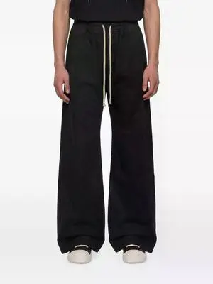 Rick Owens Drawstring Wide-leg Trousers - Black