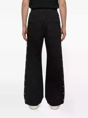 Rick Owens Drawstring Wide-leg Trousers - Black