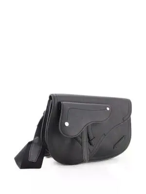 Dior Saddle Messenger Pouch Leather Crossbody Bag
