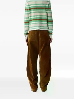 Guest In Residence Striped Polo-collar Sweater
