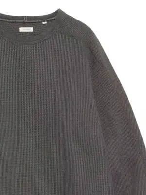 Nanamica Waffle-knit Crew-neck Sweater