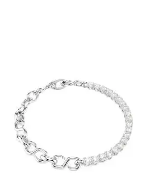 SWAROVSKI Matrix Crystal-embellished Chain-link Bracelet - Silver