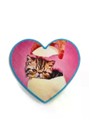 SELETTI Toiletpaper Cat Surprise Bath Mat - Pink