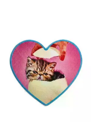 SELETTI Toiletpaper Cat Surprise Bath Mat - Pink