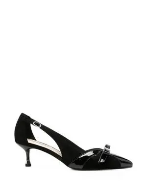 Liu Jo Deva Bow-detail Slingback Pumps - Black