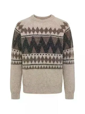 Peserico Raglan-sleeve Sweater - Neutrals