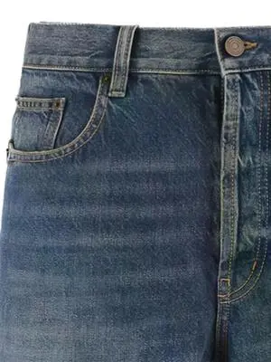 Saint Laurent Loose Straight Mid-rise Jeans