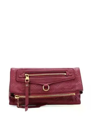 LOUIS VUITTON Petillante Monogram Empreinte Leather Clutch Bag - Pink