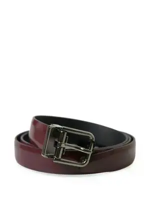 Dolce & Gabbana Buckle-fastening Leather Belt - Red