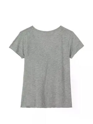 American Vintage V-neck T-shirt - Grey