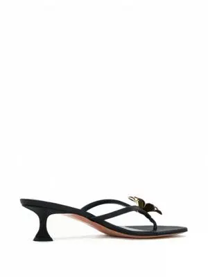 Amina Muaddi Vittoria Flower-embellished Sandals