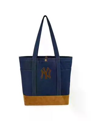 New Era Yankees Mlb Suede Denim Tote Bag