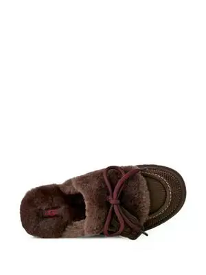 UGG Disquette Heritage Platform Slippers - Brown
