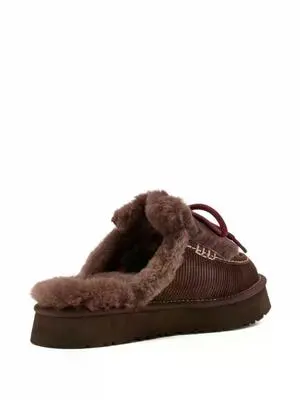 UGG Disquette Heritage Platform Mules - Brown