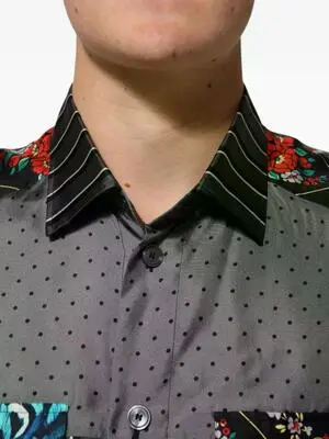 Dolce & Gabbana Patchwork Long-sleeve Shirt