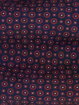 Boggi Milano Tie Medallion-pattern Silk