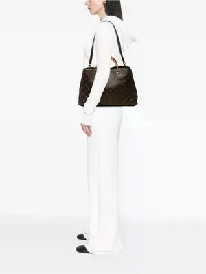 LOUIS VUITTON 2014 Monogram Montaigne Gm Satchel - Brown