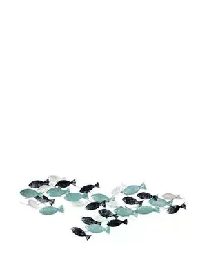 L'OCA NERA Fish-motif Wall Decoration - Blue