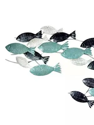 L'OCA NERA Fish-motif Wall Decoration - Blue