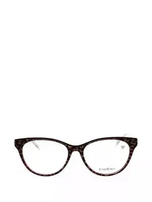 Bebe Leopard-print Cat-eye Glasses - Red