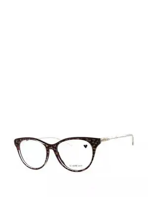 Bebe Leopard-print Cat-eye Glasses