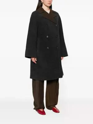 Max Mara Double-breasted Notched-lapels Coat