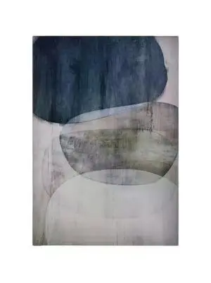 L'OCA NERA Abstract-print Wall Art - Blue