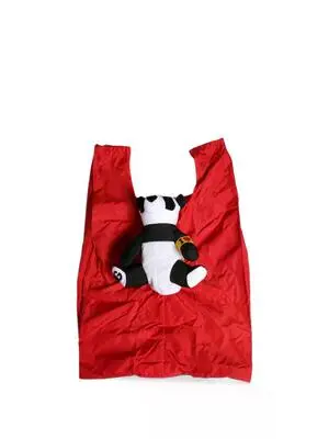 Dolce & Gabbana Panda-appliqué Tote Bag - Red
