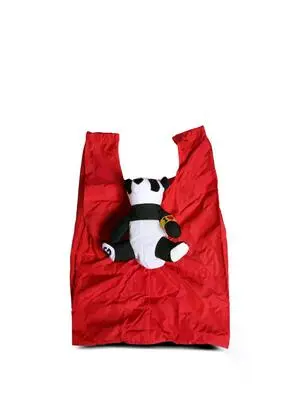 Dolce & Gabbana Panda-appliqué Tote Bag - Red