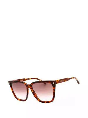 Isabel Marant Tortoiseshell-effect Rectangle-frame Sunglasses