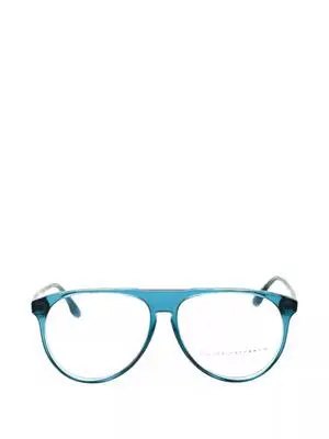 Victoria Beckham Pilot-frame Glasses - Blue